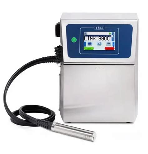 Black Linx Continuous Inkjet Printer For Printing Labeling Capacity Dpi At