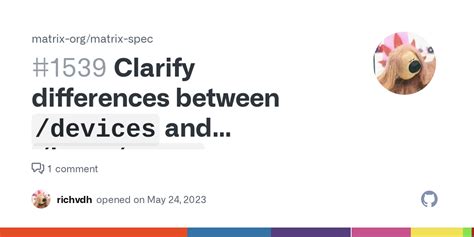 Clarify Differences Between `devices` And `keysquery` · Issue 1539
