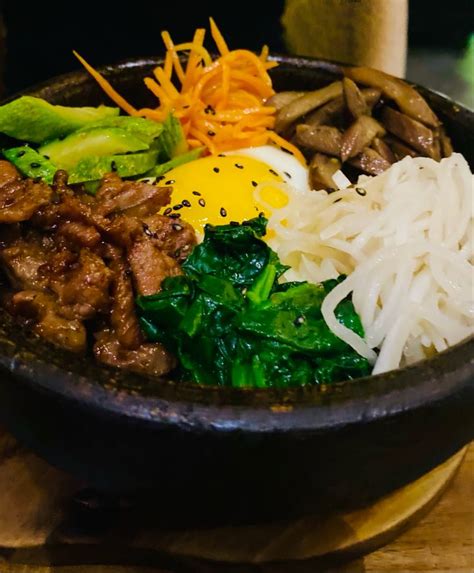 Bibimbap Korean Spicy Hot Rice Bowl From Nyc Yoon Haeundae Galbi