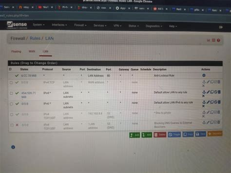 force all dns requests to point to pihole r pfsense