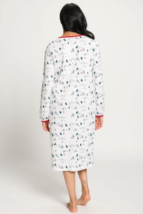 Chemise De Nuit Blanc Neige Ulla Popken