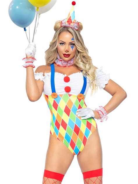 Sexy Girl Clown Costumes