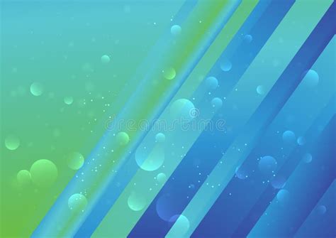 Blue And Green Gradient Diagonal Lines Stripes Background Vector Graphic Stock Vector