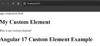 Custom Element In Angular GeeksforGeeks