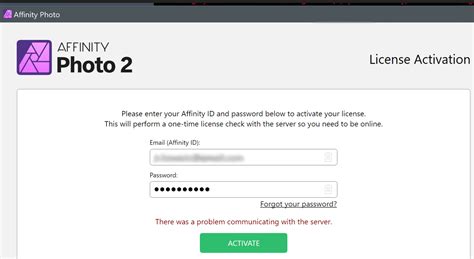 Unable To Activate V2 Licence On Windows Desktop Questions Macos And Windows Affinity Forum
