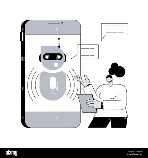 Chatbot Voice Controlled Virtual Assistant Abstract Concept Vector