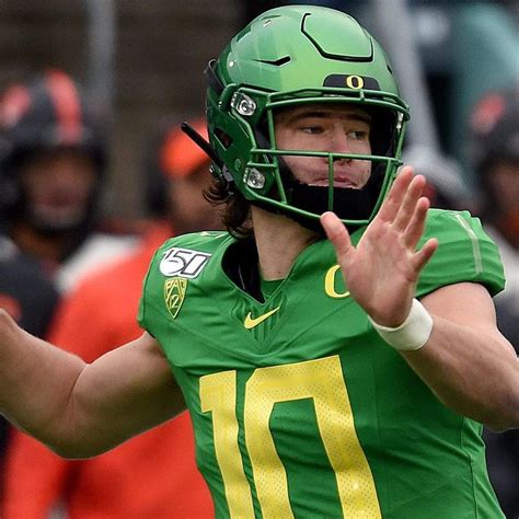 Justin Herbert Signed Oregon Jersey Josiah Mayes