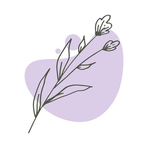 Hand Drawn Leaf With An Aesthetic Shape Or Aesthetic Blob Simple