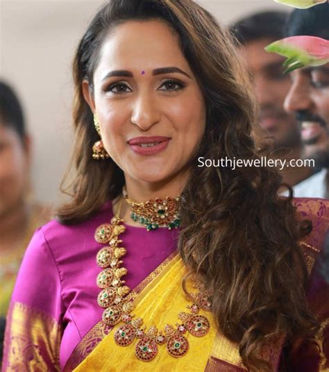 Pragya Jaiswal In Kundan Choker And Bottu Mala Indian Jewellery Designs