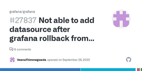 Not Able To Add Datasource After Grafana Rollback From 713 To 662