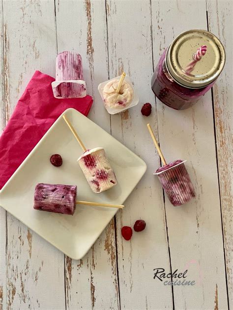 Glaces légères aux petits suisses et fruits Rachel Cuisine