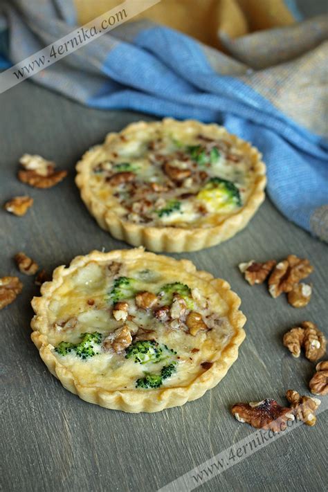 4ernika Киш с брокколи и горгонзолой