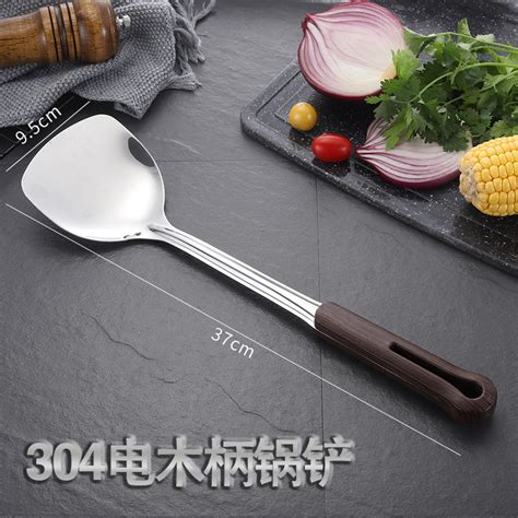 304不锈钢锅铲家用厨具长柄绝缘手柄炒菜铲子炒勺铁做菜炒饭菜铲 小编推荐 Wepost 全民代运 马来西亚中国淘宝代运与集运专家