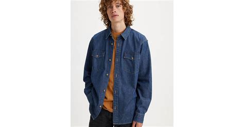 Relaxed Fit Western Shirt Dark Wash Levis® Us