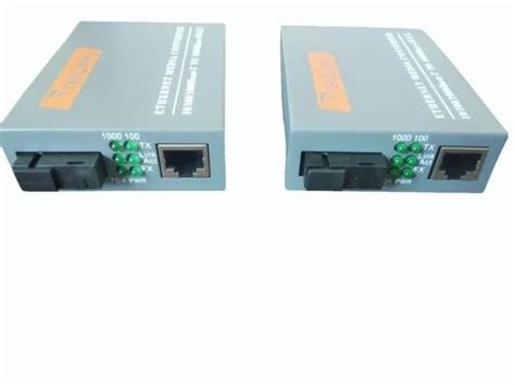 ETHERNET MEDIA CONVERTER Base T To Base SX LX For Networking At Rs In