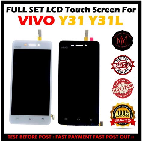 ชดหนาจอสมผส LCD แบบเตมจอ สาหรบ VIVO Y31 Y31L 2015 Shopee