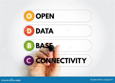 Odbc Open Database Connectivity Standard Application Programming