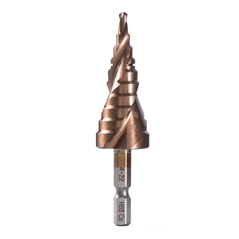 High Speed Steel Tapping Cobalt Plating Bit M35 Hss Co Step Drill Bits