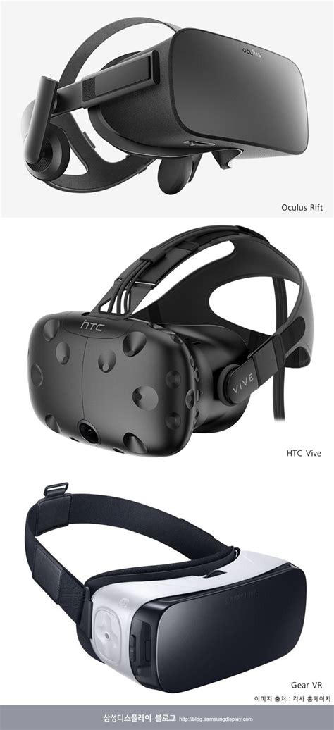 최신 Vr 기기 3종 비교 오큘러스 리프트 Htc 바이브 기어 Vr