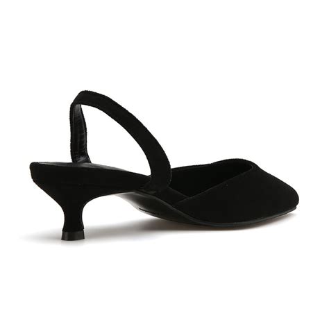 포인티드 토 스웨이드 키튼 힐 슬링백 412412003 4cm3colors 감도 깊은 취향 셀렉트샵 29cm