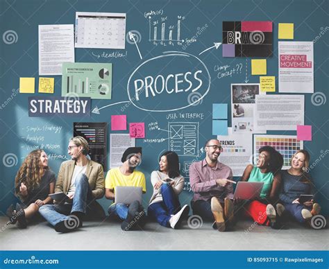 Process Action Activity Practice Procedure Task Concept Stock Image Image Of Multiethnic