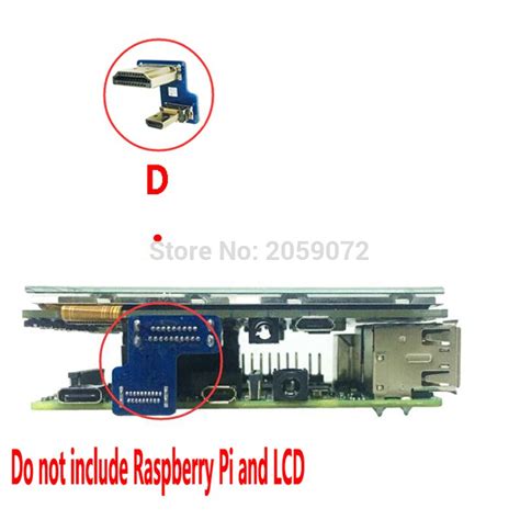 Raspberry Pi 4b Modelo 3b Conector Adaptador Hdm Grandado