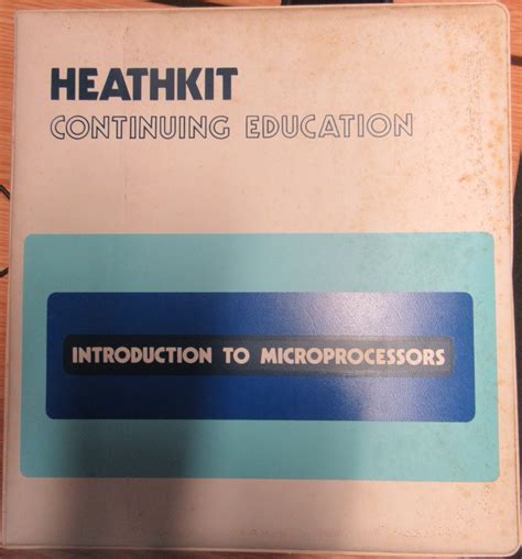 Heathkit Introduction To Microprocessors 2x Binders Manual