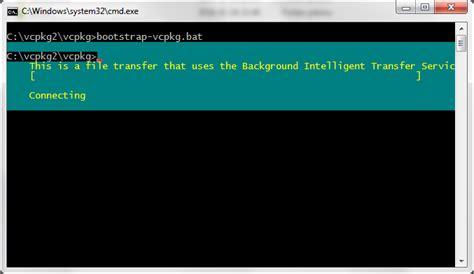 Bootstrap Vcpkg Bat Exists After BITS Transfer Begins Issue 2588