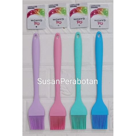 Jual 4 Ukspatula Kuas Silikon Bahan Tebal Pengaduk Adonan Kue Tahan