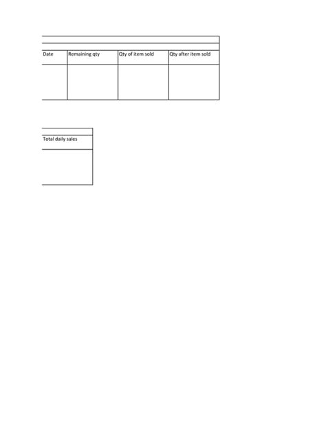 Inventory Forms Xlsx