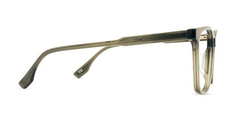Charford 3 Grey Square Full Rim Glasses Specscart®