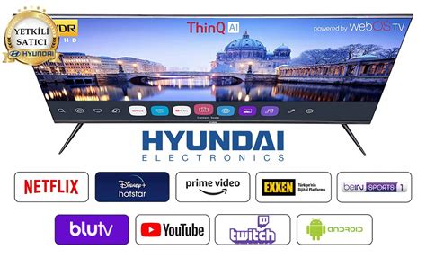 Hyundai 50hyn3205 50'' 127cm Ekran WEBOS Android 4K Ultra HD Uydu ...
