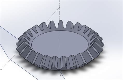 Bevel Gear In SolidWorks Exercise In SolidWorks CAD Mode