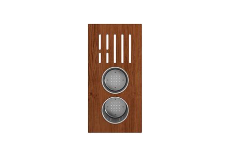 Bocchi Prep Board Select Bocchi Sinks Sapele Wood Board With 2 Round