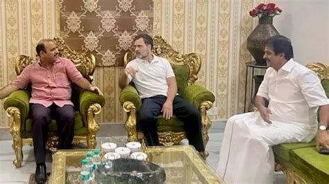 Rahul Gandhi Met Bsp Mp Danish Ali After Bidhuri Remark Said Nafrat Ke