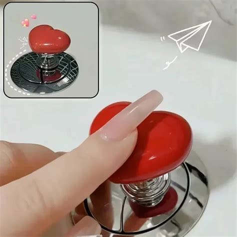 Heart Shape Toilet Flush Button Bathroom Water Tank From Xue009 7