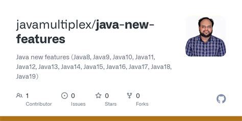 Github Javamultiplexjava New Features Java New Features Java8