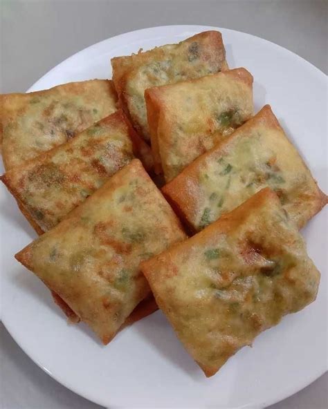 Cara Bikin Martabak Telor Mini Kulit Lumpia Sedap