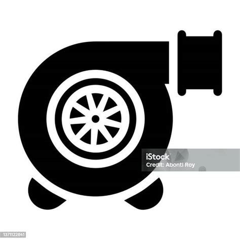Voiture Pièces Automobiles Pièce Performance Turbine Icône Turbo