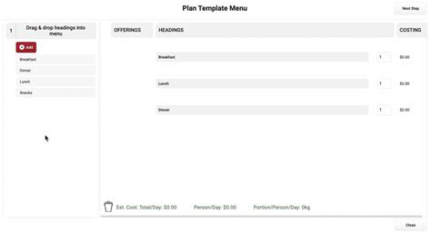 Managing Your Cycle Menus
