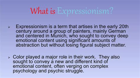 Expressionism Architecture Final Edidation Pptx