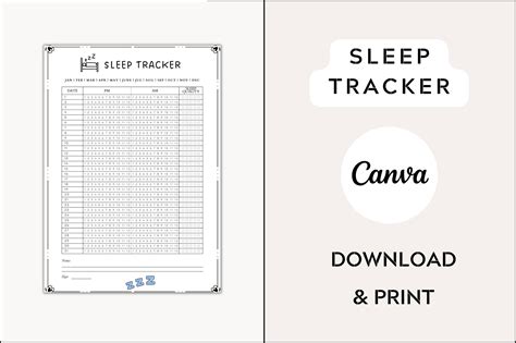 Sleep Tracker Template Graphic By Realtor Templates · Creative Fabrica