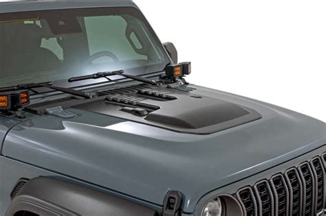 Rough Country Hs60010 Pdn Rc Hood Scoop Pdn Sting Gray Custom Offsets