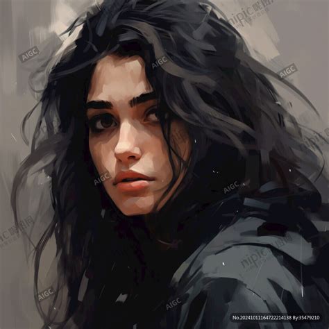 Ai创作图数字肖像插画 写实人物插画 厚涂少女 厚涂手绘 厚涂插画 速涂插画 板绘人像 原创厚涂 厚涂风格 半身头像板绘 插画半身像 日韩厚涂 欧美画风 板绘少女插画 人物肖像nipic