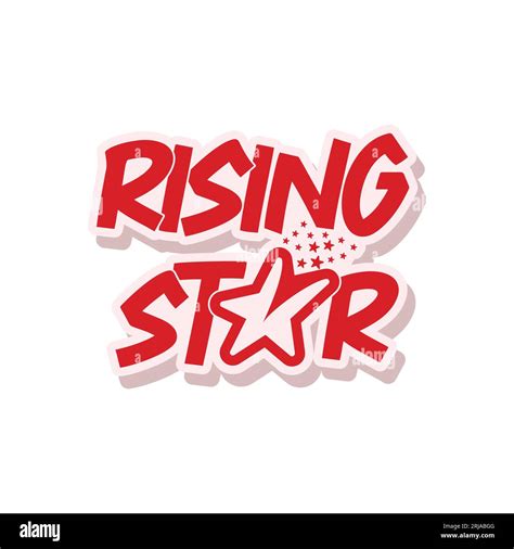 Rising Star With Many Little Star Logo Design Stock Vector Image And Art