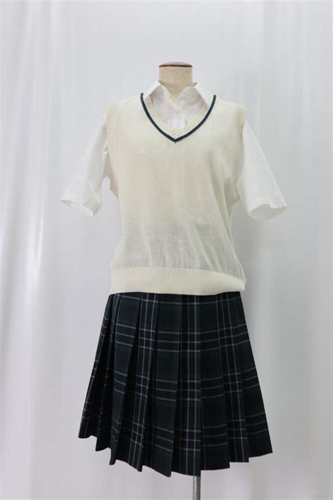 制服市場 東京都 文京学院大学女子高等学校 ブレザー冬夏服 リボン2点 校章2点＊jt0121