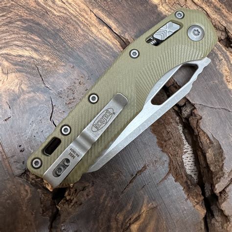 Microtech Msi Ram Lok Fluted Od Green G Handle Apocalyptic Standard Apflgtod American