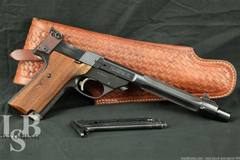 High Standard Military Supermatic Citation 22 Lr Semi Auto Pistol