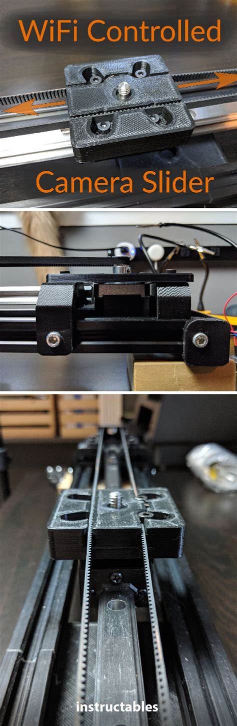 Wifi Controlled Camera Slider Camera Slider Diy Camera Slider Sliders