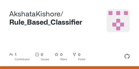 github akshatakishore rule based classifier